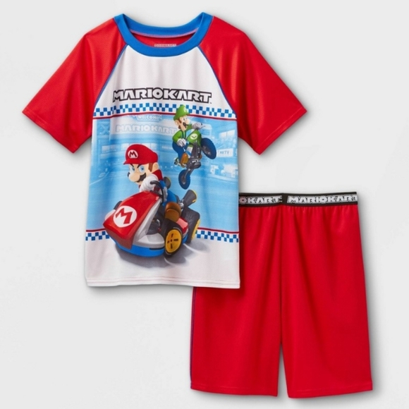 Nintendo | Pajamas | Nwt Nintendo Mario Kart Boys Pajama Set | Poshmark